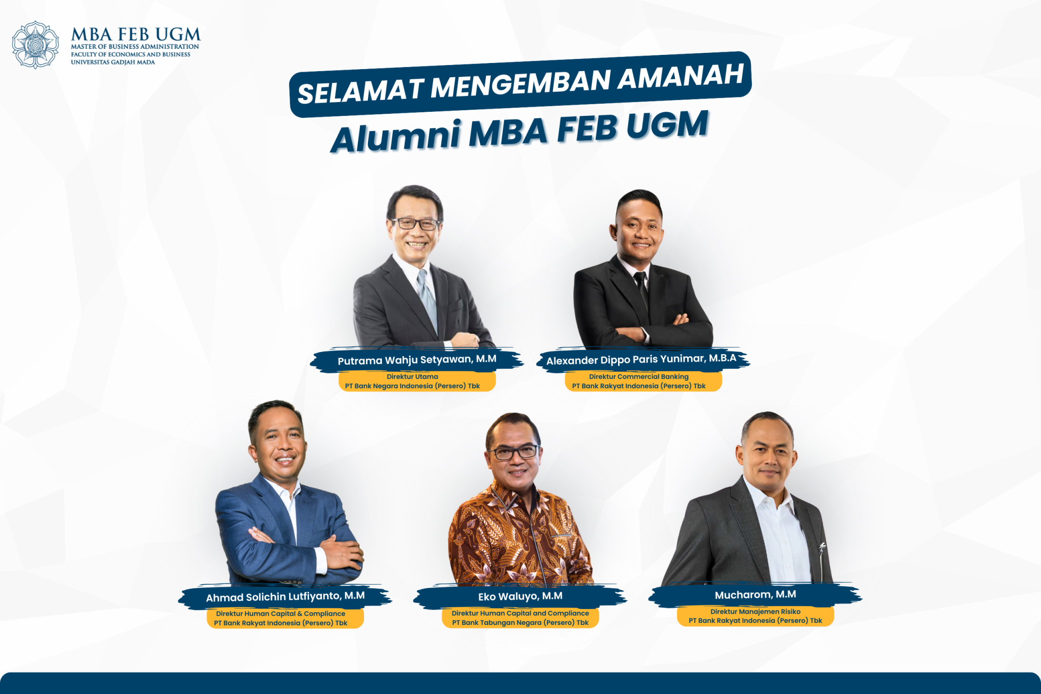 MBA FEB UGM – Great Leaders Inspire Others