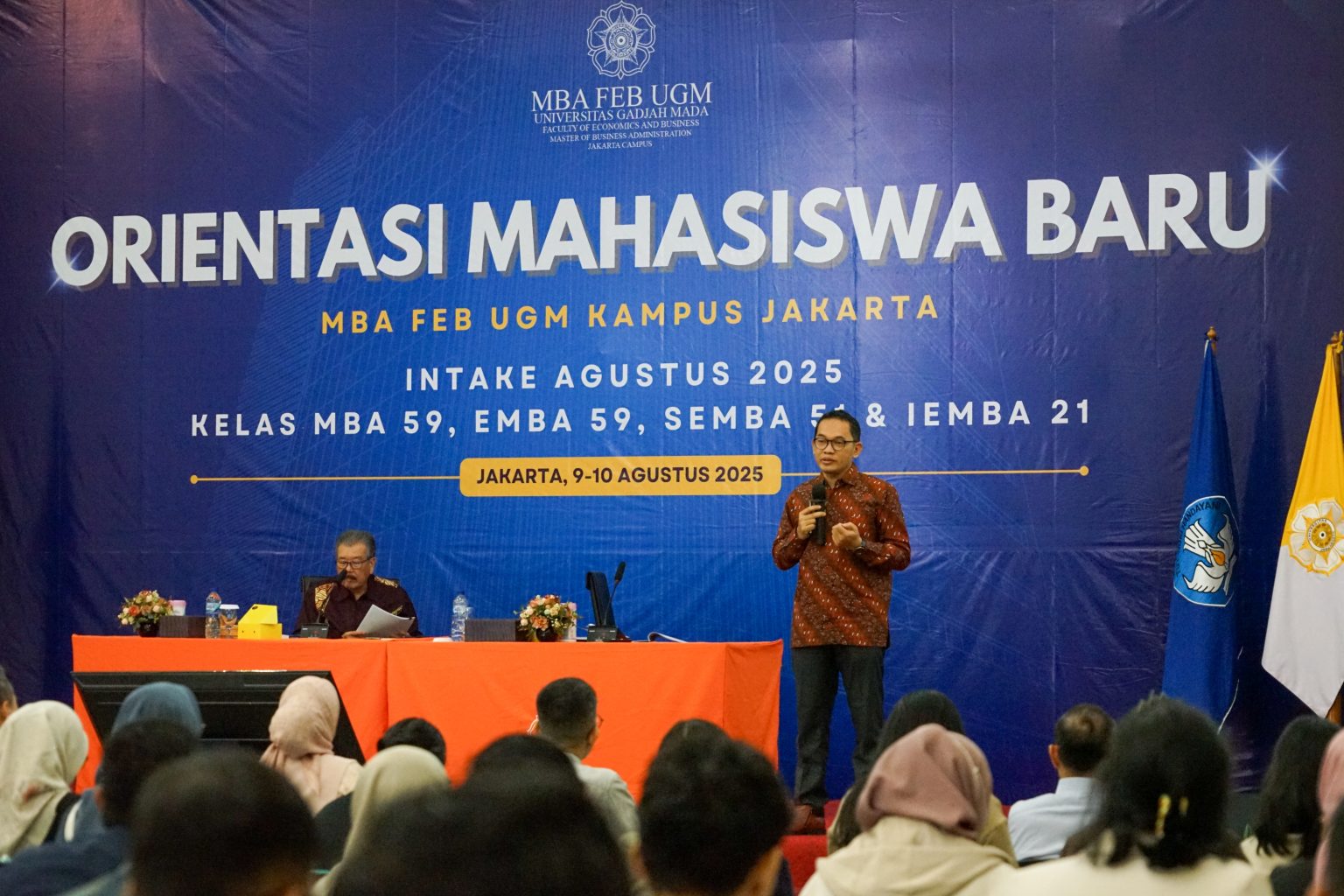 MBA FEB UGM Jakarta Campus Welcomes 197 New Postgraduate Students for ...